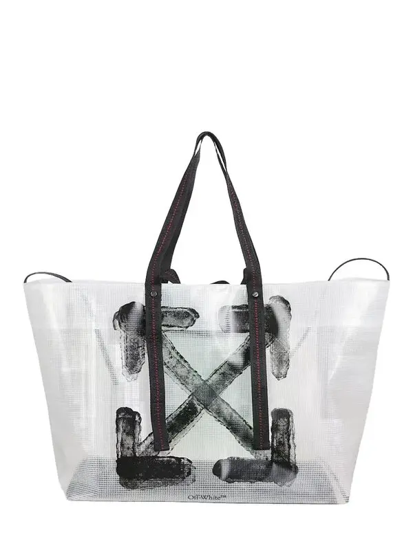 Off-White Arrow-motif Tote Bag - White