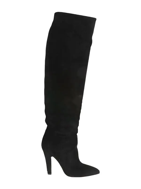 Paris Texas 100mm Leather Boots - Black