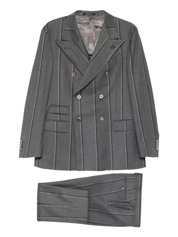 GABRIELE PASINI Luigi Bianchi Wool Suit - Grey