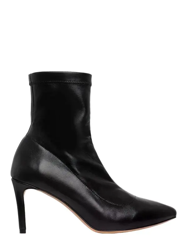 GINISSIMA Pointed-toe Ankle Boots - Black