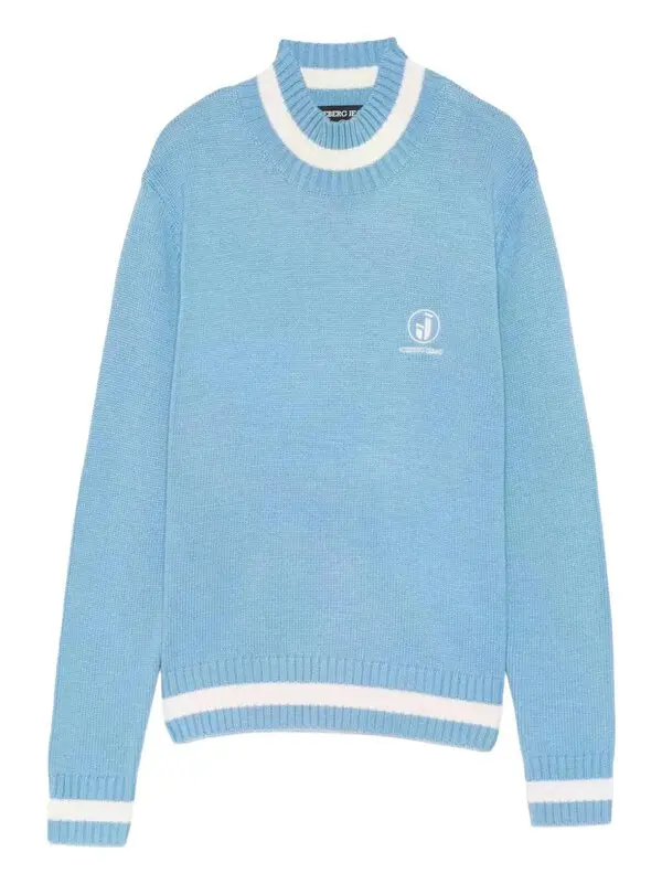 Iceberg Logo-embroidered Sweater - Blue