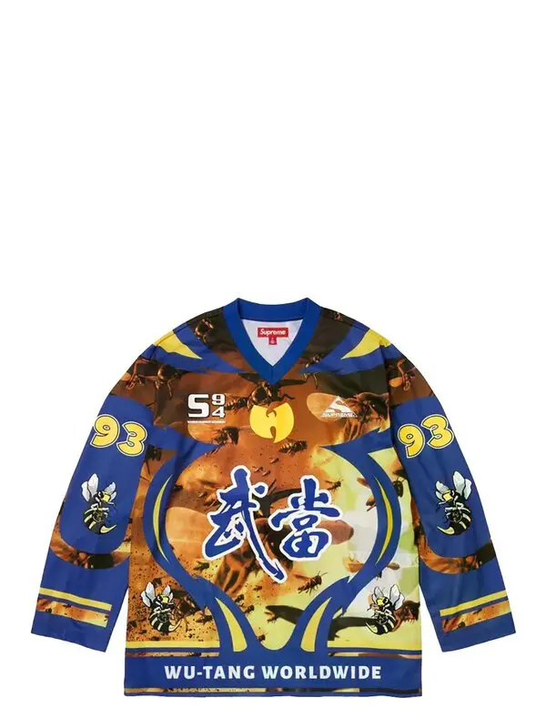 Supreme X Wu-tang Clan Long-sleeve T-shirt - Blue