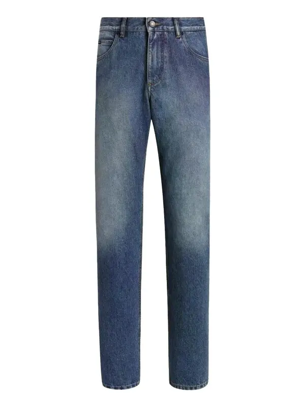 Dolce & Gabbana Button-fastening Jeans - Blue