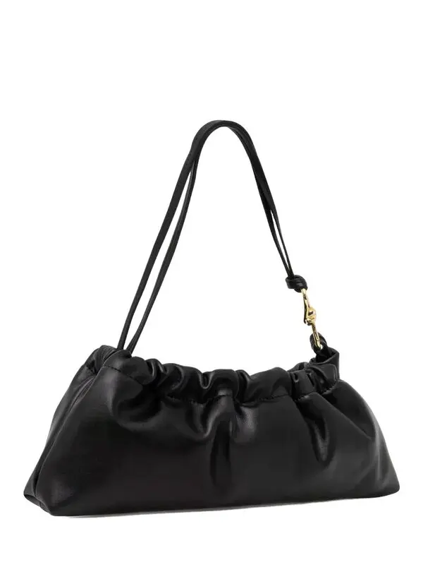 Hugo Gathered-effect Shoulder Bag - Black