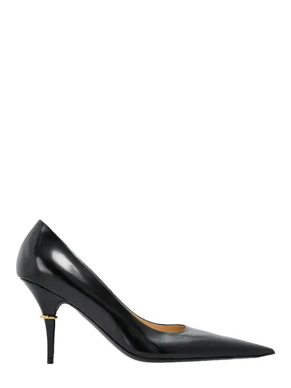 Balenciaga Pointed-toe Pumps With Ring Heel - Black