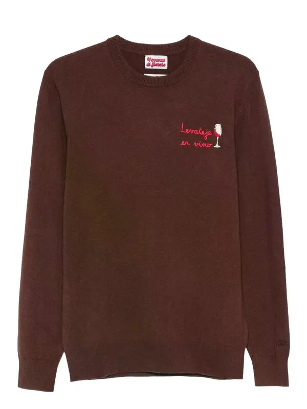 MC2 SAINT BARTH Crew-neck Sweater - Brown