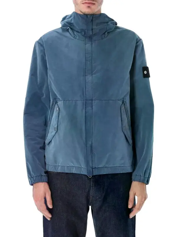 Stone Island David Light Hooded Jacket - Blue