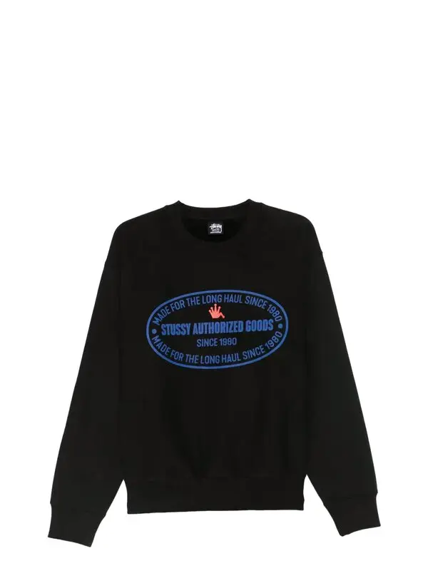 StÜssy Graphic-print Sweatshirt - Black