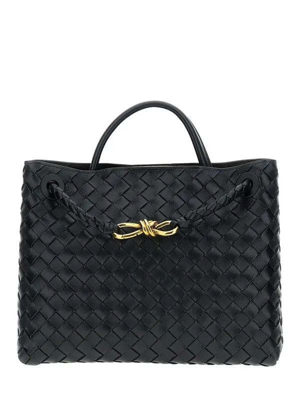 Bottega Veneta Andiamo Medium Bag - Black