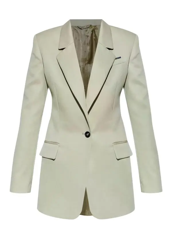Attico Single-breasted Blazer - Neutrals