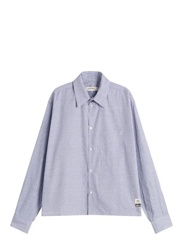 ABOUT:BLANK X Check Shirt - Blue