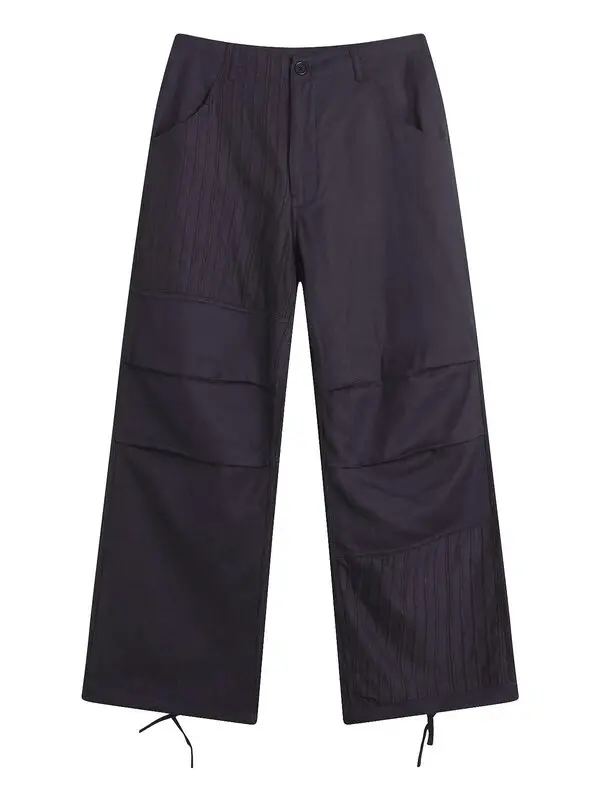 KARDO Abeer Drawstring Trousers - Navy