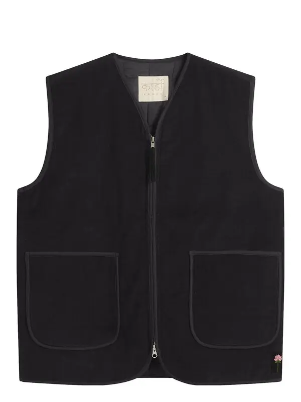 KARDO Corduroy Gilet - Black