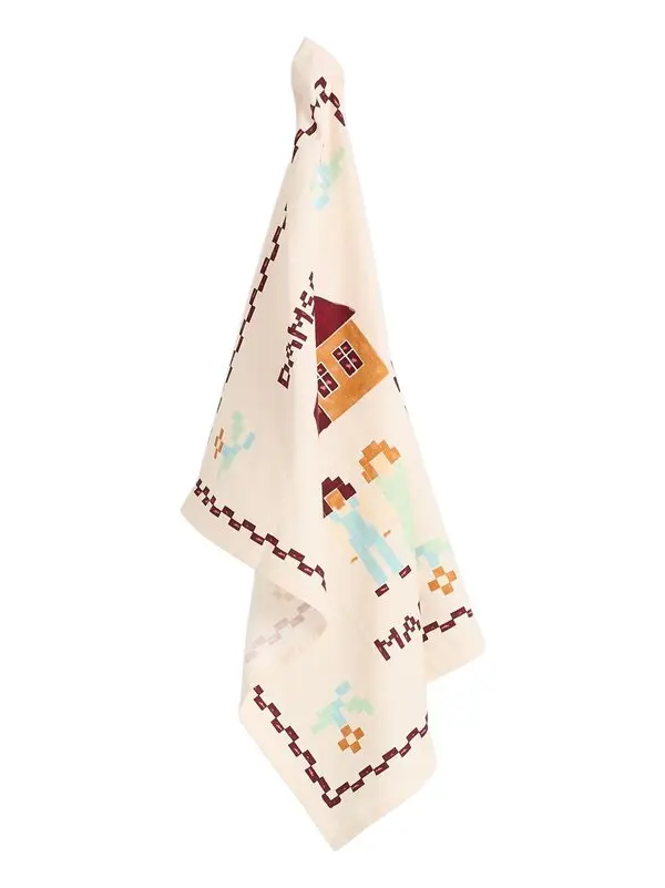 DAMSON MADDER Set Of 2 Tea Towels - Multi