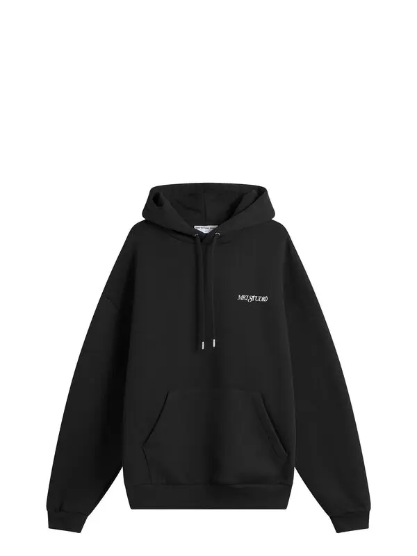 MKI MIYUKI ZOKU Script Hoodie - Black