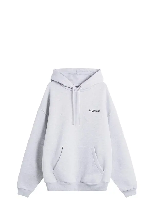 MKI MIYUKI ZOKU Script Hoodie - Grey