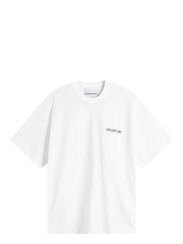 MKI MIYUKI ZOKU Script T-shirt - White