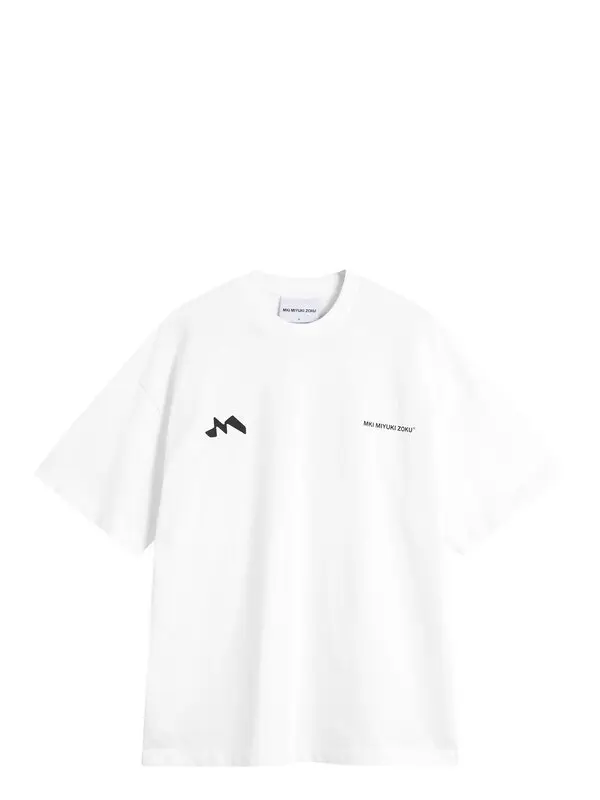 MKI MIYUKI ZOKU Silhouette T-shirt - White
