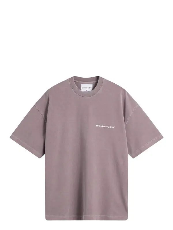 MKI MIYUKI ZOKU Uniform T-shirt - Pigment Raisin