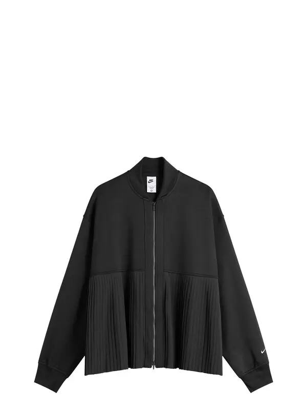 Nike Pleated Track Jacket - Black/sail