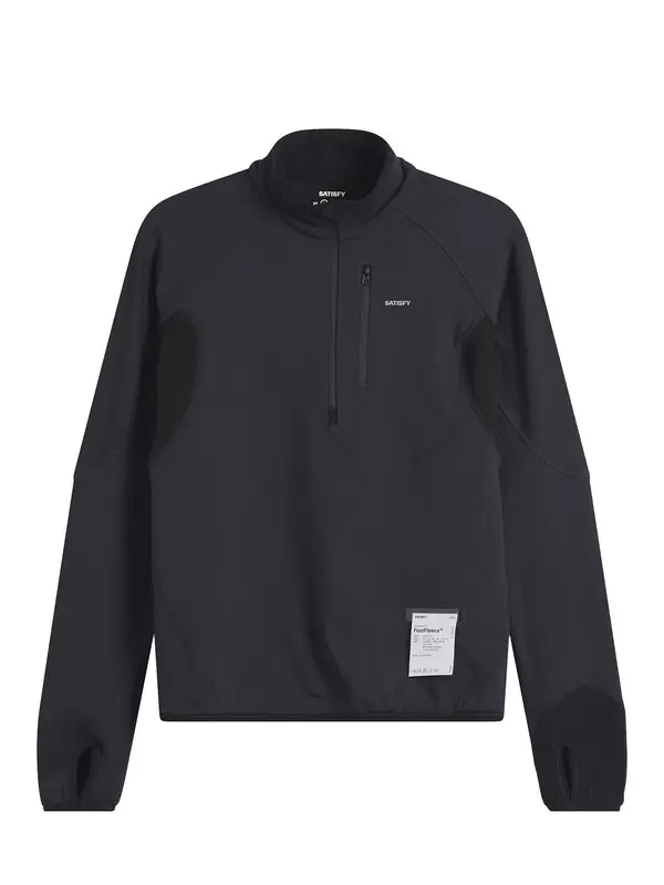 Satisfy Ghostfleece™ Half-zip - Black