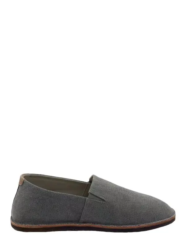 Brunello Cucinelli Canvas Slip-on Espadrilles - Grey