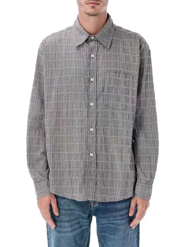 MFPEN Checked Shirt - Grey