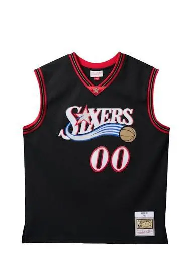 PLAYBOI CARTI X Nba X Mitchell & Ness Philadelphia 76ers Swingman Jersey 200001 - Black
