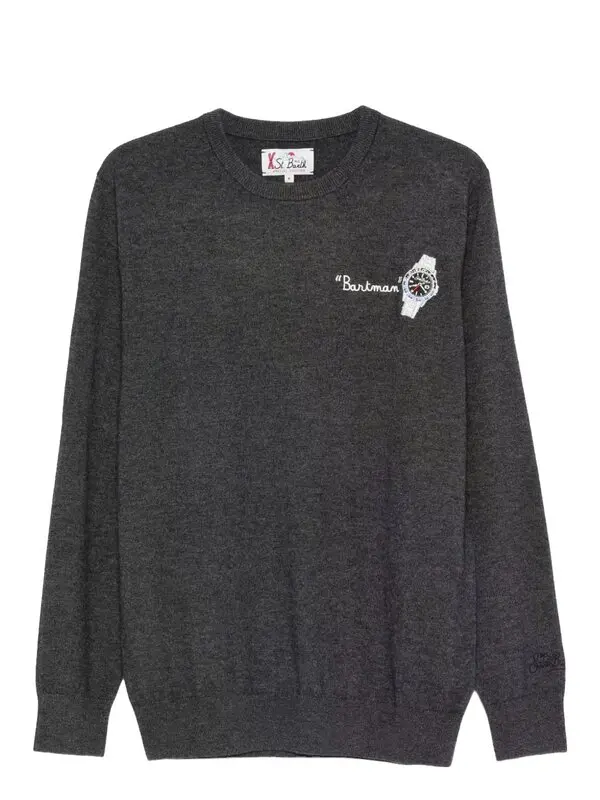 MC2 SAINT BARTH Crew-neck Sweater - Grey