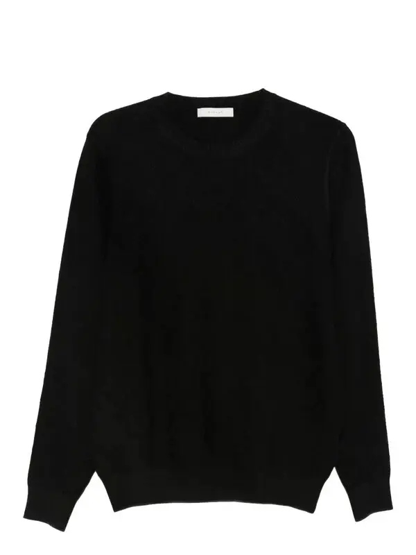 DIKTAT Diamond Pattern Sweater - Black
