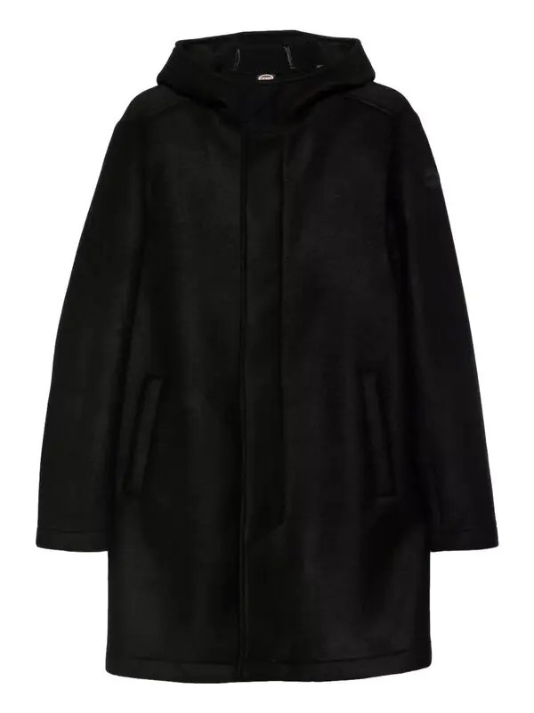 COLMAR Hooded Coat - Black