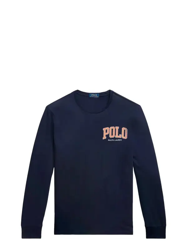 Polo Ralph Lauren Logo Long-sleeve T-shirt - Blue