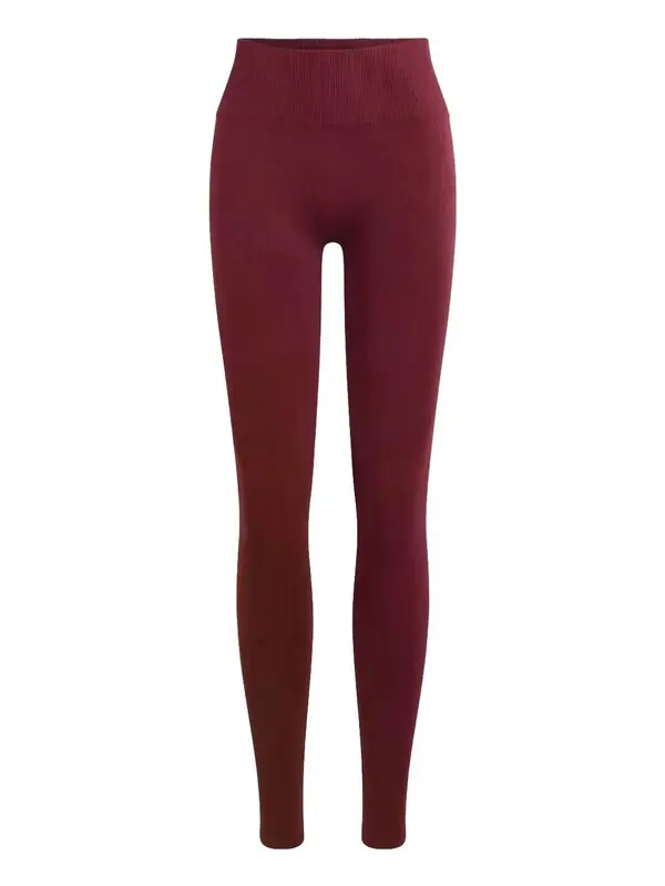 Fusalp Alliance Ribbed-texture Logo-patch Leggings - Red