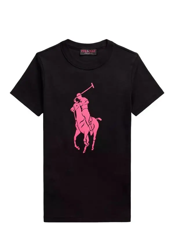 Polo Ralph Lauren Graphic Crew-neck T-shirt - Black