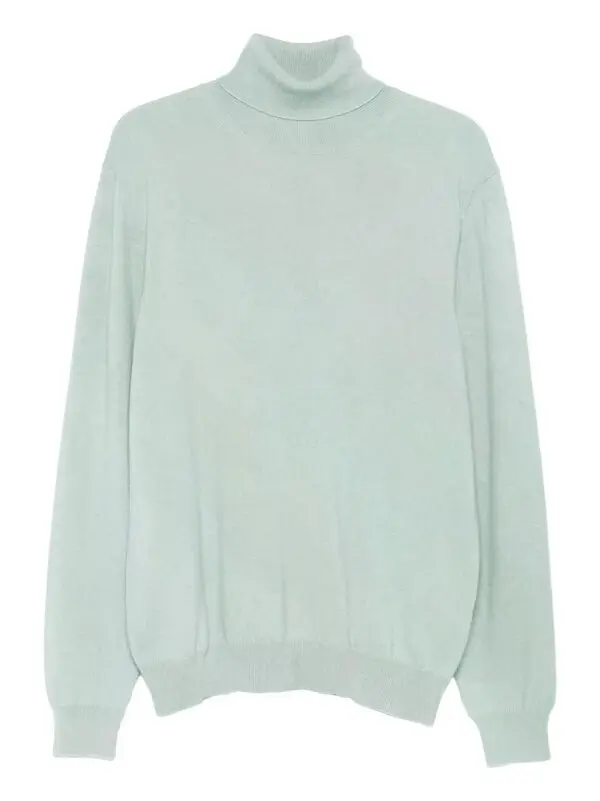 Malo Roll-neck Sweater - Green