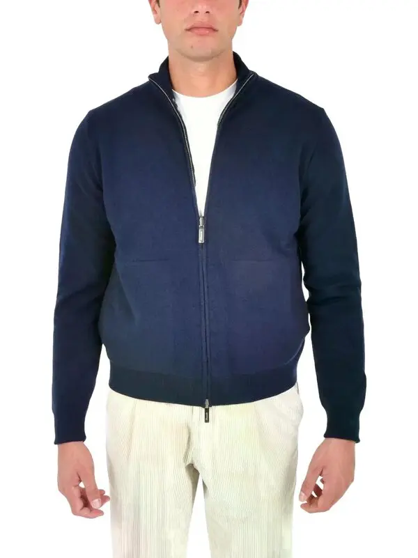 DRUMOHR Zip-fastening Cardigan - Blue