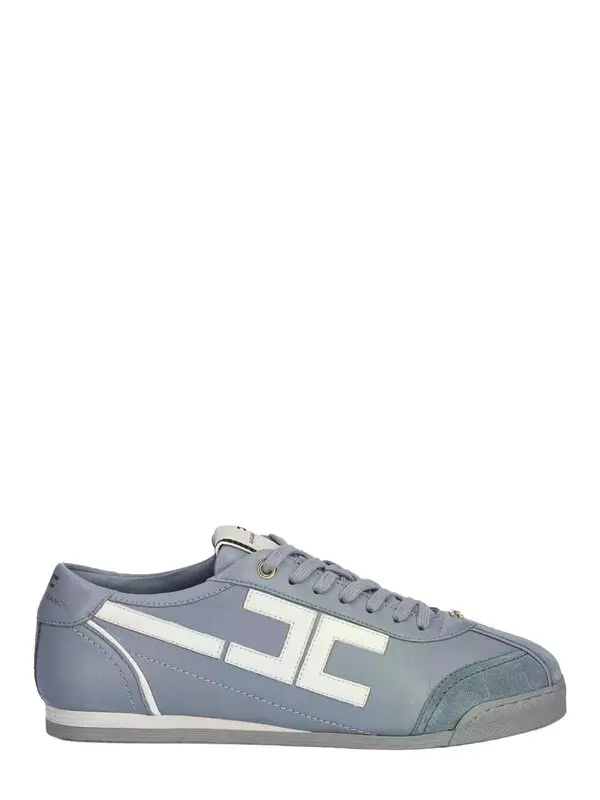 Elisabetta Franchi Logo Appliqué Sneakers - Blue