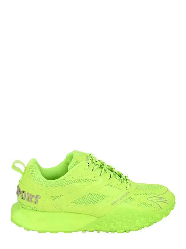 PLEIN SPORT Urban Sprinter Mesh Sneakers - Yellow