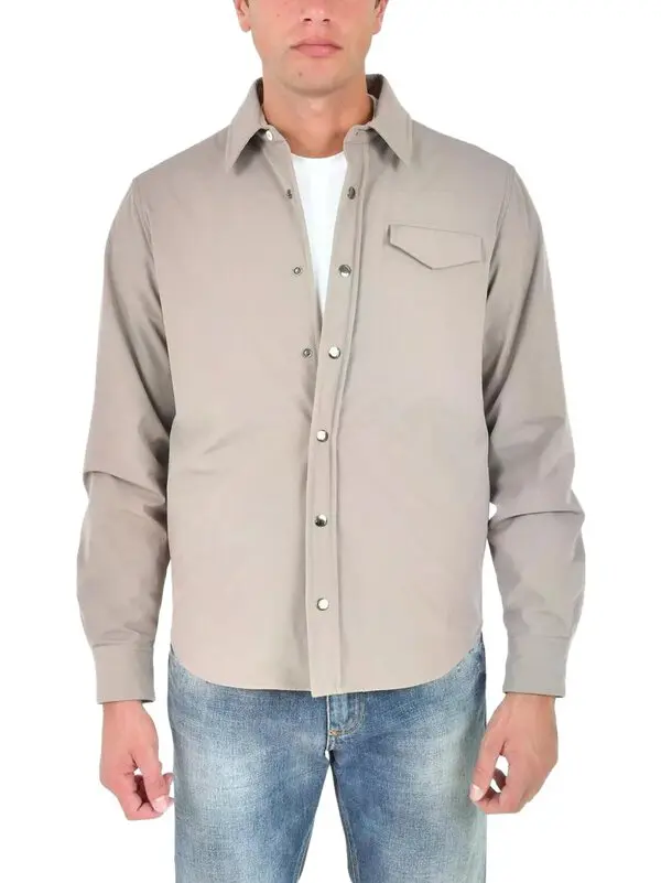DRUMOHR Front-pocket Overshirt - Neutrals