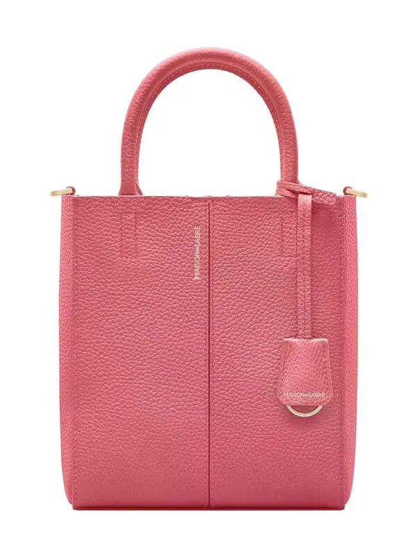 MAISON DE SABRE Mini Soft Leather Tote - Pink