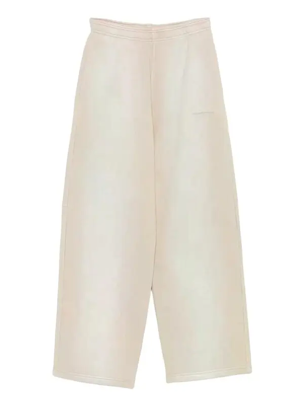 Alexander Wang Logo-print Track Pants - Neutrals