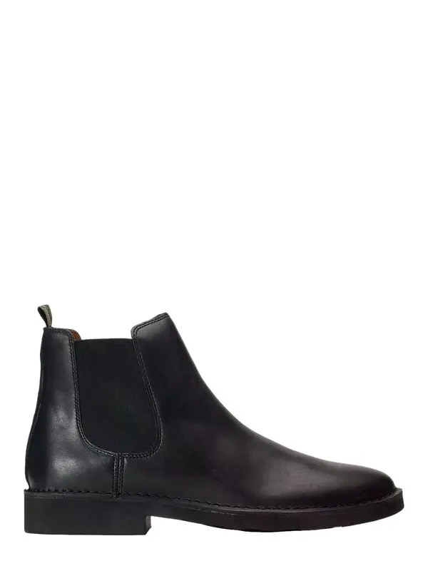 Polo Ralph Lauren Leather Chelsea Boots - Black