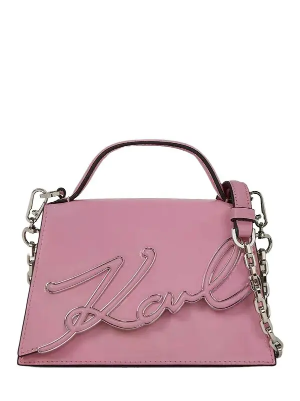 Karl Lagerfeld Small K/signature Tote - Pink