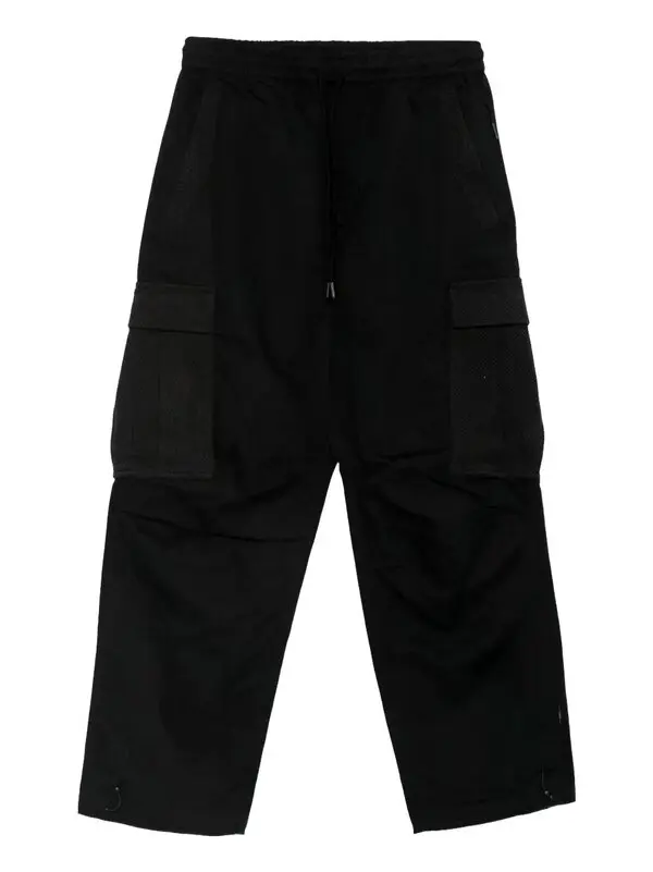 MAHARISHI Textured-pocket Trousers - Black