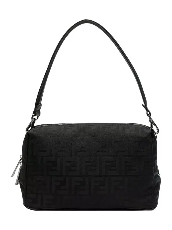 Fendi Nylon Baguette - Black
