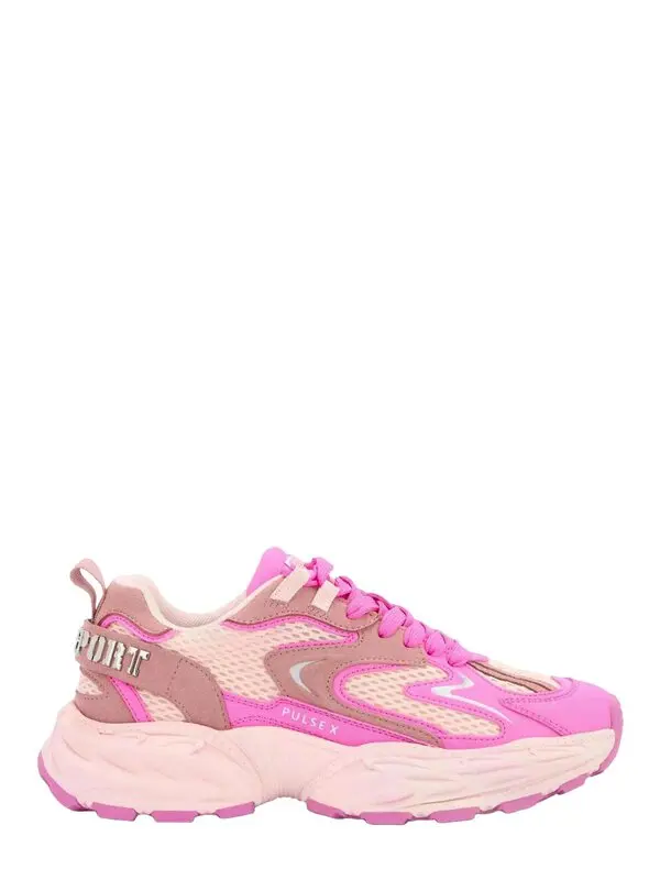 PLEIN SPORT Pulse X Mesh Sneakers - Pink