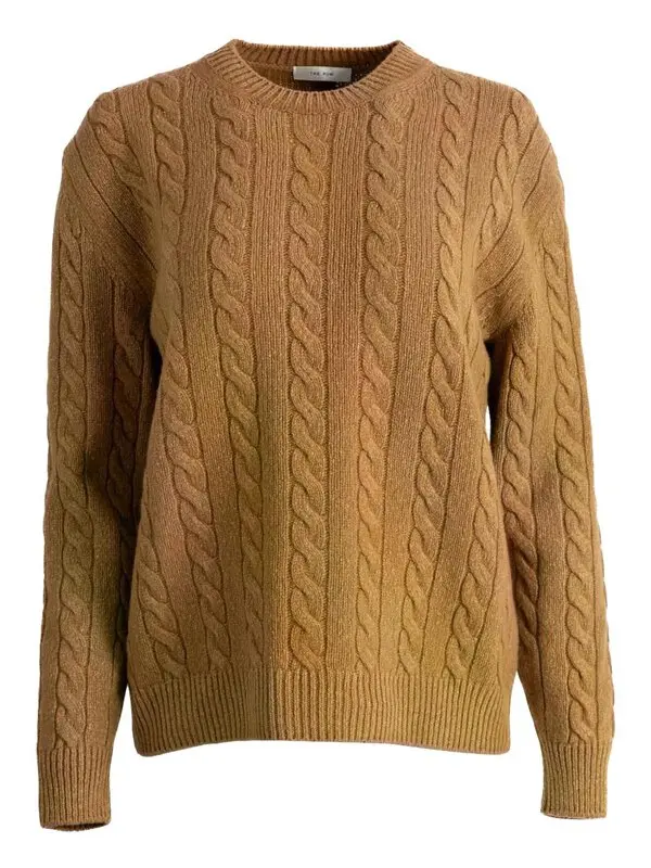 THE ROW Lido Cable-knit Sweater - Brown