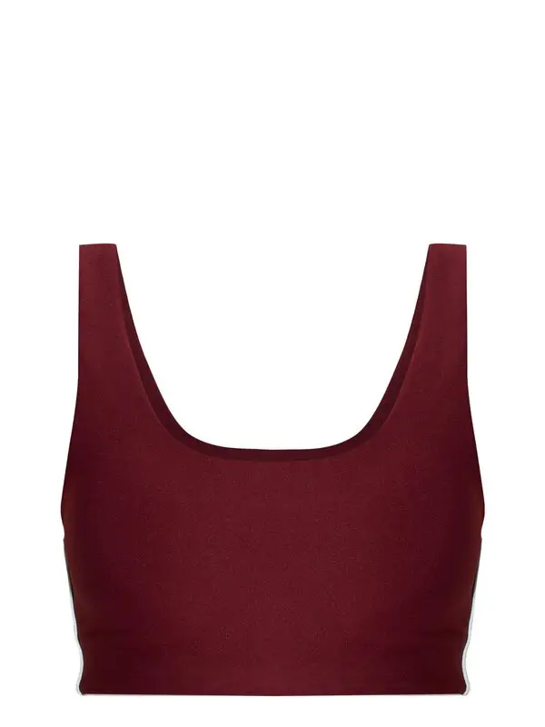 The Upside Bra `oxford - Burgundy