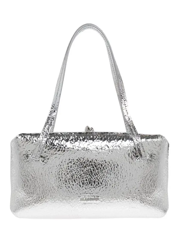 JIL SANDER Rectangular Shoulder Bag - Silver