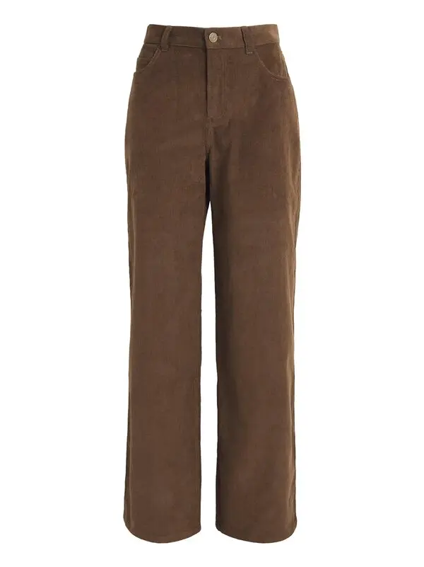 Le Kasha Corduroy Vicence Trousers - Brown